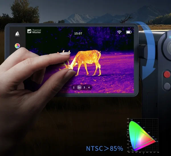Thermal Master DV2 – termokamera termovize s 5″ dotykovým displejem, 50 ...